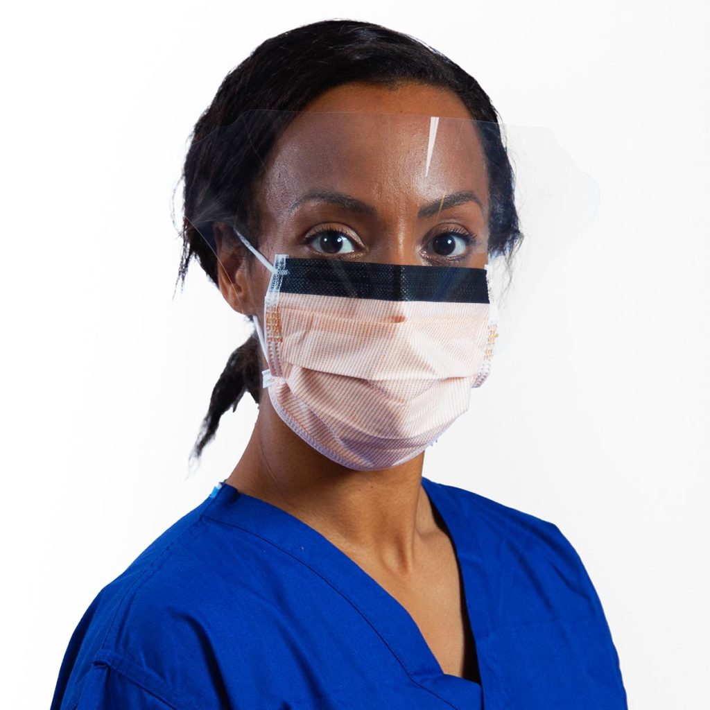 FLUIDSAFE Procedure Mask with Visor: Protection & Comfort